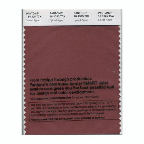 Pantone Smart 18-1325 TCX Color Swatch Card | Spiced Apple | Magazine ...