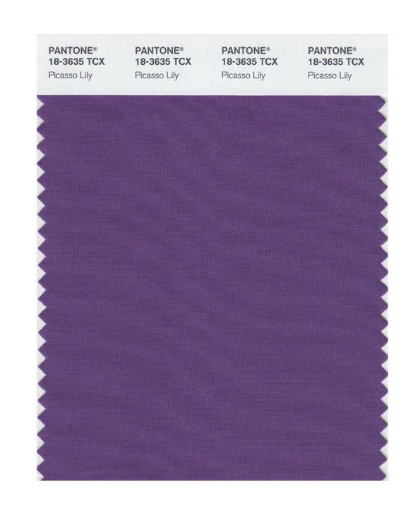 Pantone Smart 18-3635 TCX Color Swatch Card | Picasso Lily | Magazine ...