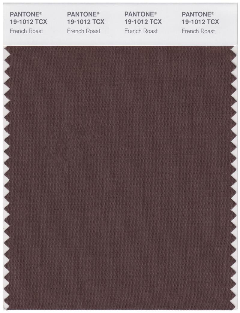 Pantone Smart 19-1012 TCX Color Swatch Card | Frensh Roast | Magazine ...