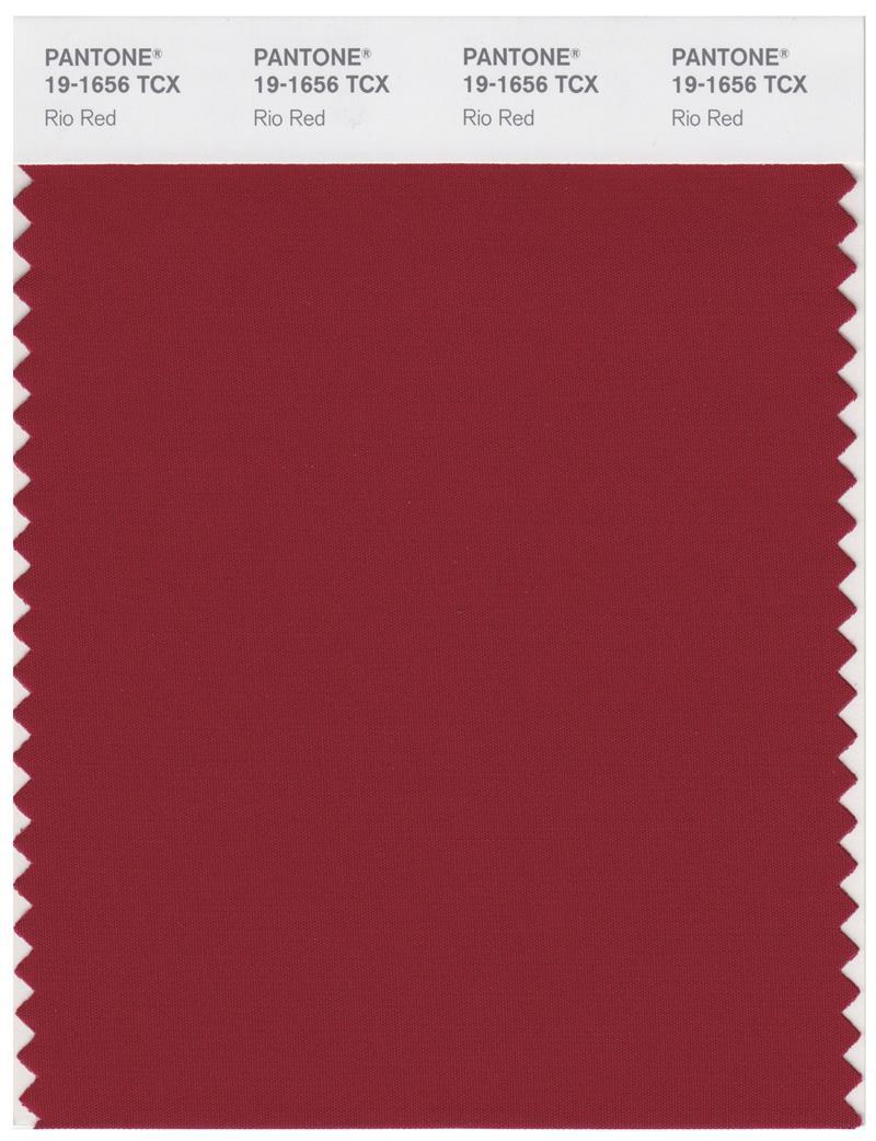 Pantone Smart 19-1656 TCX Color Swatch Card | Rio Red | Magazine Cafe ...