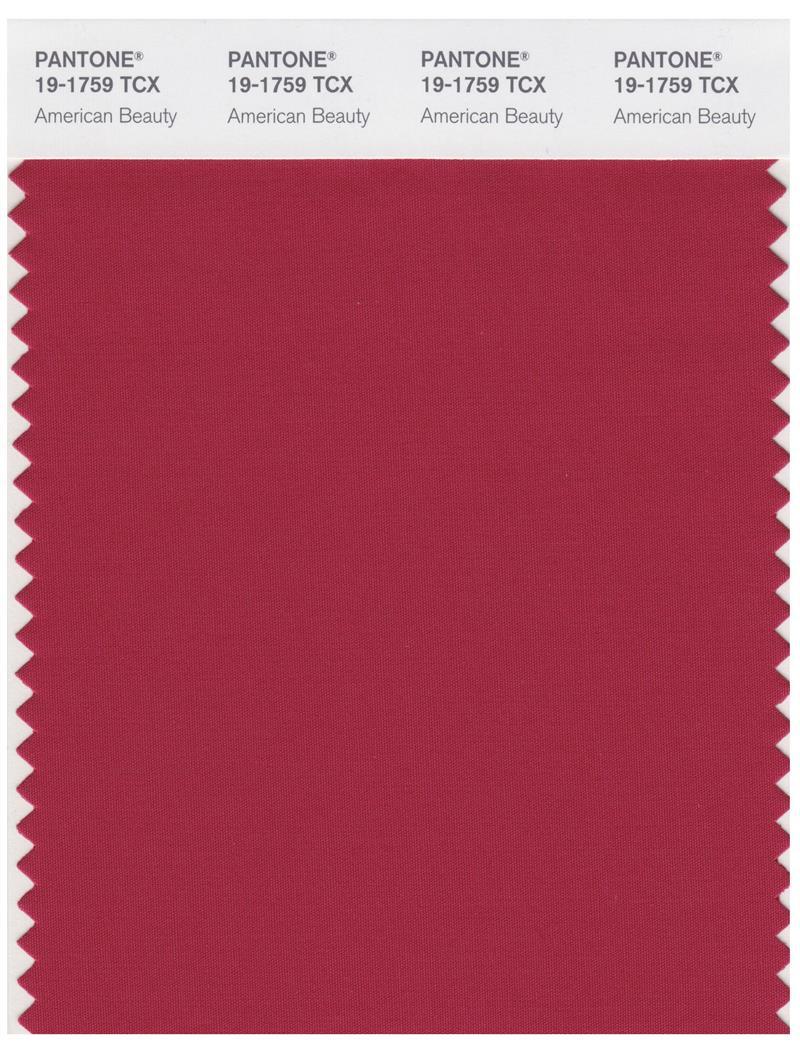 Pantone Smart 19-1759 TCX Color Swatch Card | American Beauty ...
