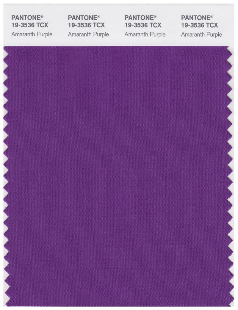 Pantone Smart 19-3536 TCX Color Swatch Card | Amaranth Purple ...