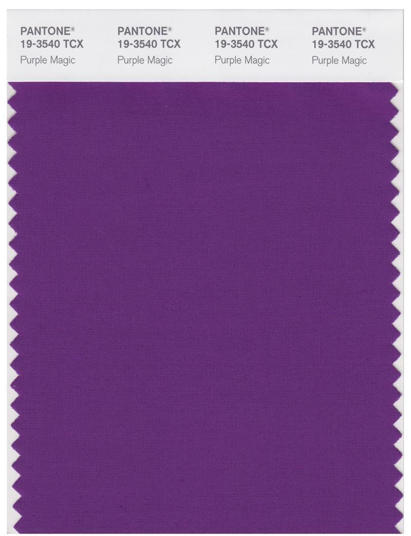 Pantone Smart 19-3540 TCX Color Swatch Card | Purple Magic | Magazine ...