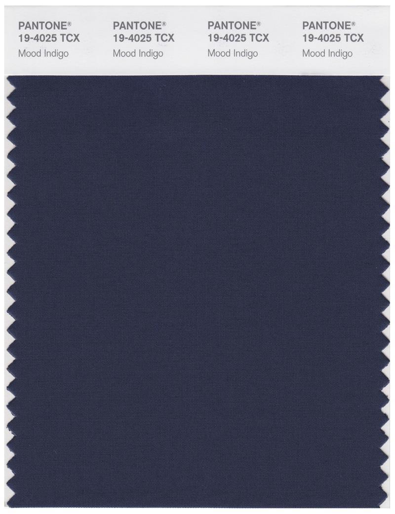 Pantone Smart 19-4025 TCX Color Swatch Card | Mood Indigo | Magazine ...