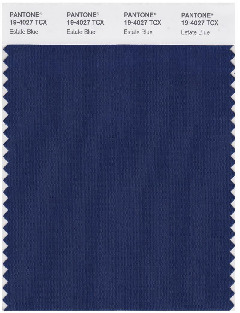 Pantone Smart 19-4027 TCX Color Swatch Card | Estate Blue | Magazine ...