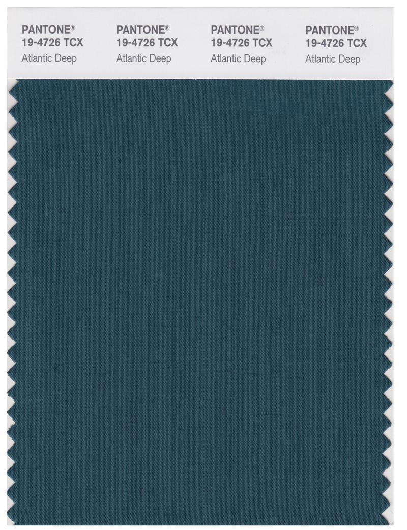 Pantone Smart 19-4726 TCX Color Swatch Card | Atlantic Deep | Magazine ...