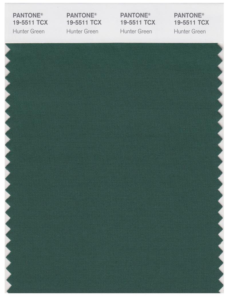 Pantone Smart 19-5511 TCX Color Swatch Card | Hunter Green | Magazine ...