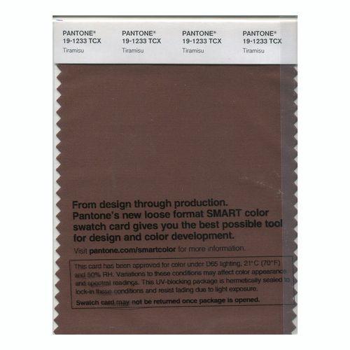 Pantone Smart 19-1233 TCX Color Swatch Card | Tiramisu | Magazine Cafe ...