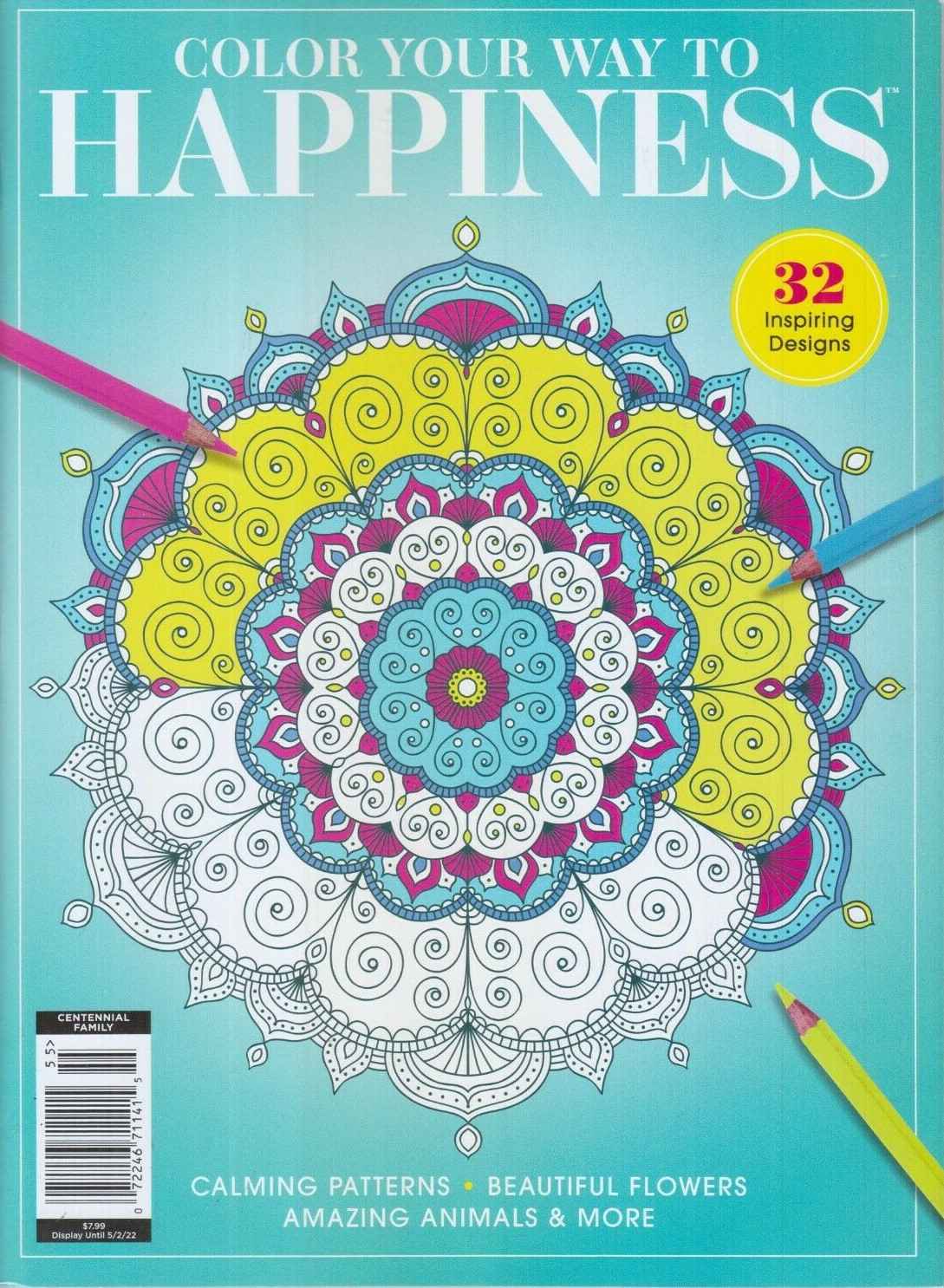 Color Your Way To Happiness Magazine | Magazine Cafe Store